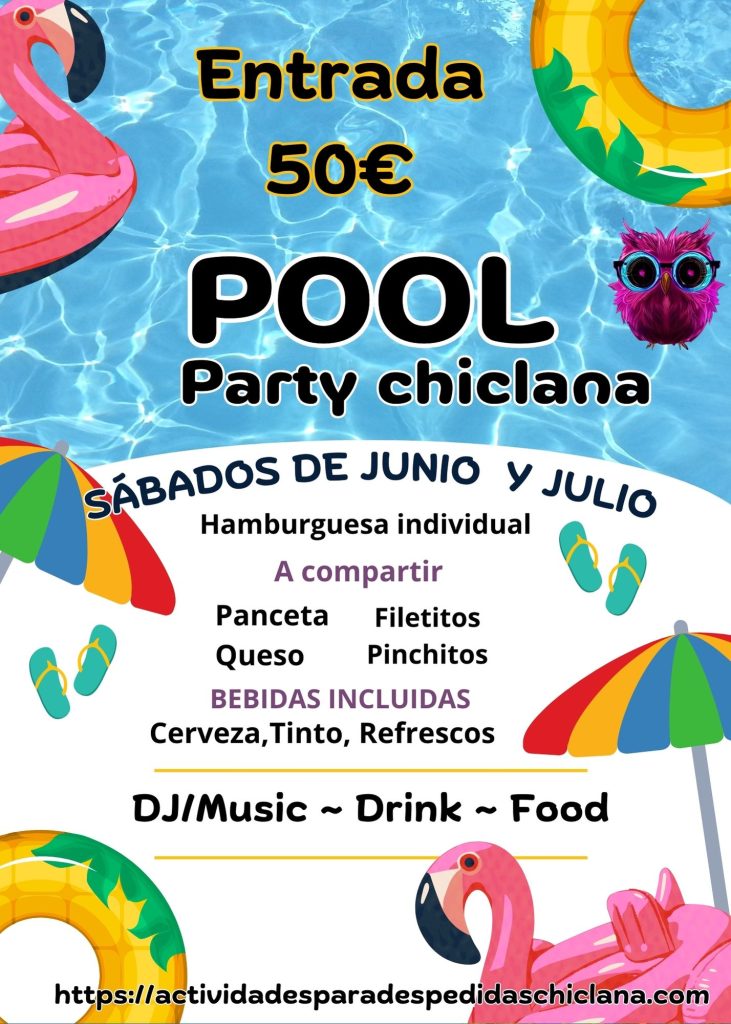Pool Party Chiclana - Fiesta en la piscina 2024